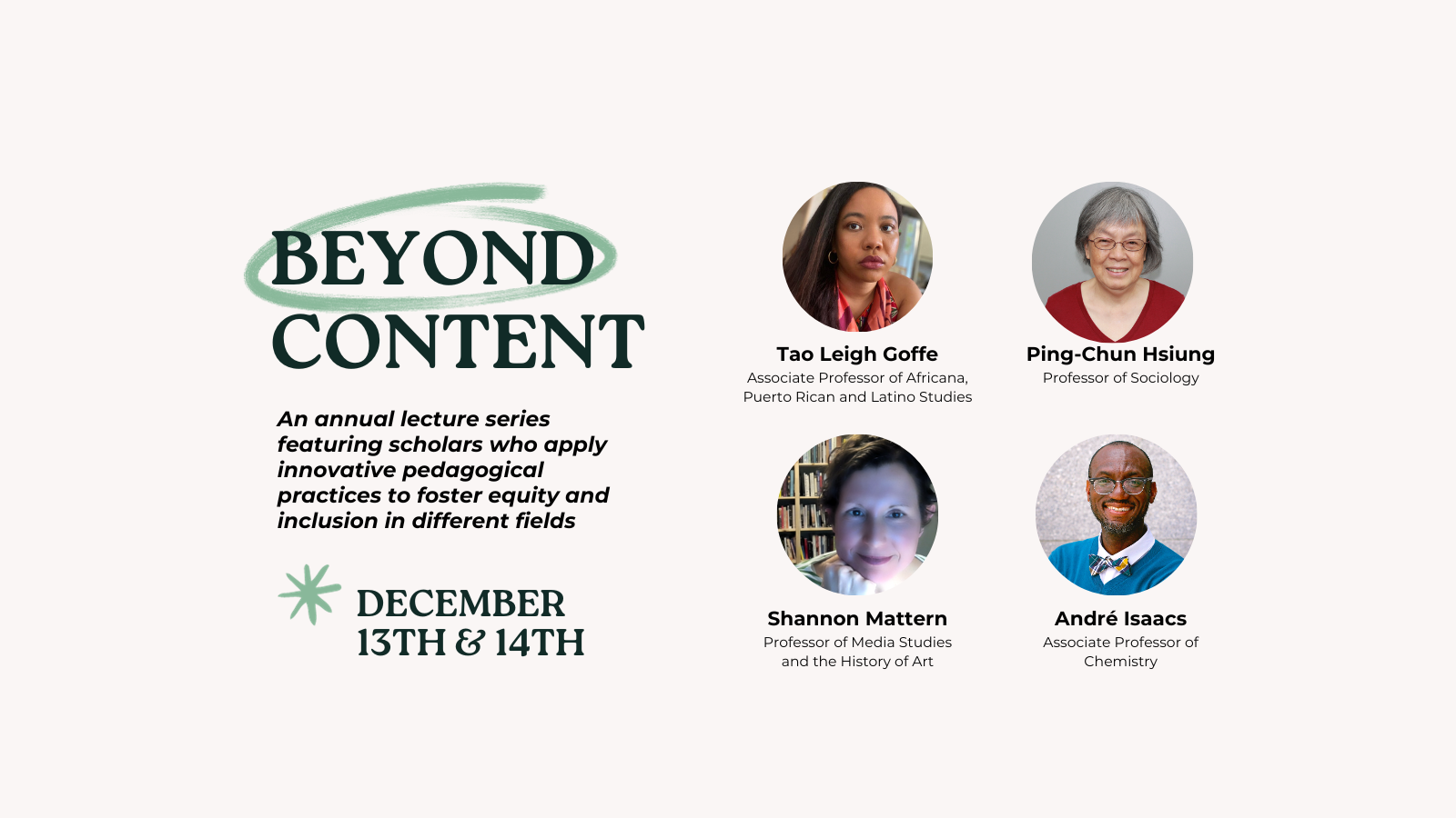 Beyond Content 2023 | Barnard Center for Engaged Pedagogy